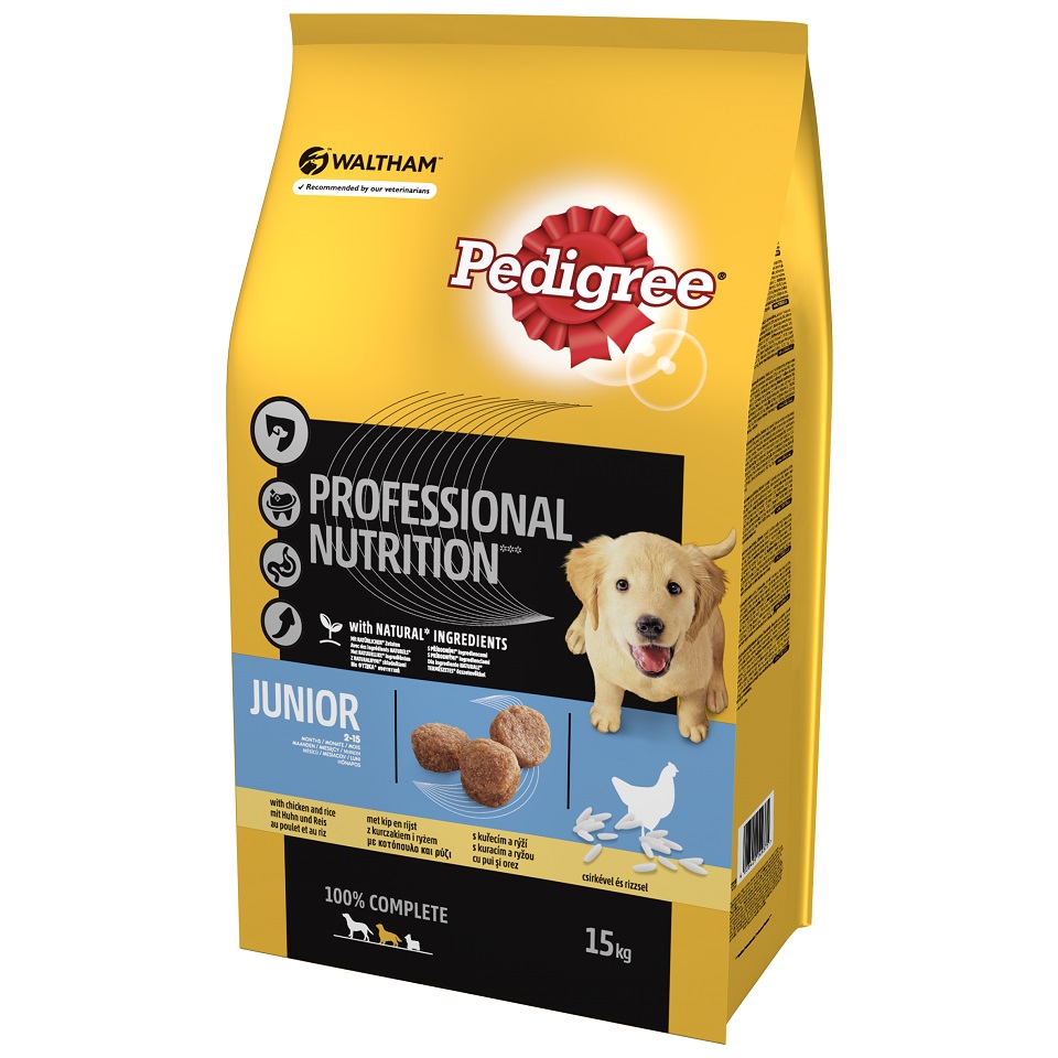 PEDIGREE Junior Professional Nutrition mit Huhn 15 kg :: Hund ...