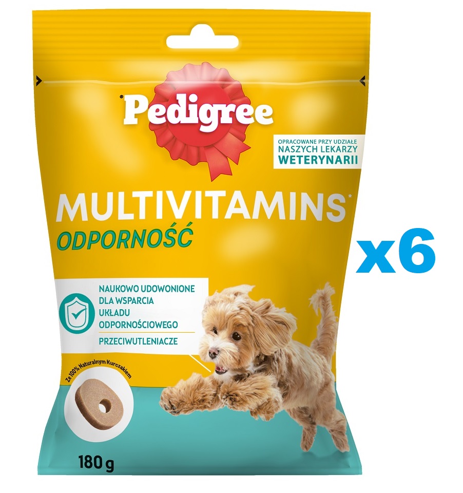 PEDIGREE Multivitamins Immunsystem 6x180g: Ergänzungsfutter für ...